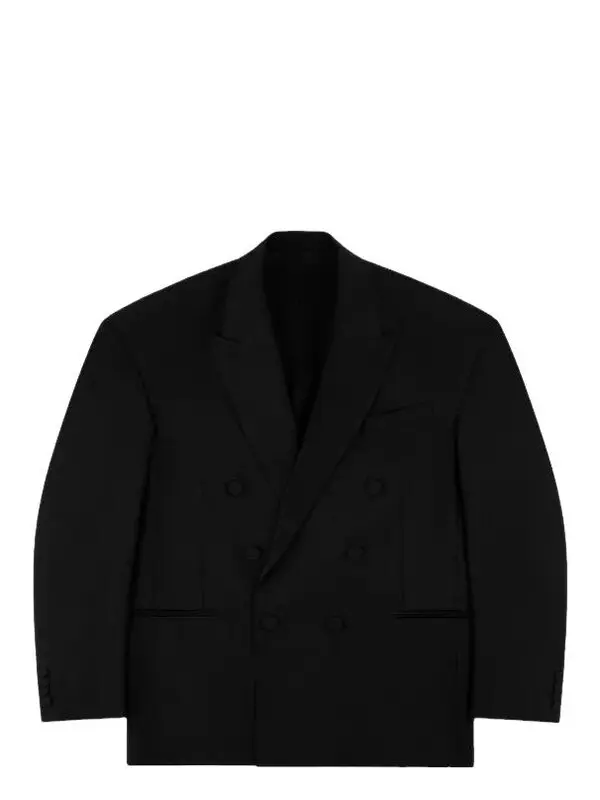 AREA Double Breasted Blazer - Black