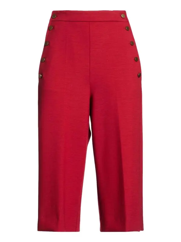 Max Mara Loose Trousers - Red