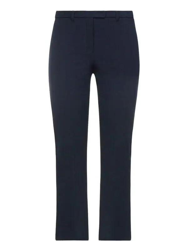 Max Mara Gabardine Stretchy Trousers - Black