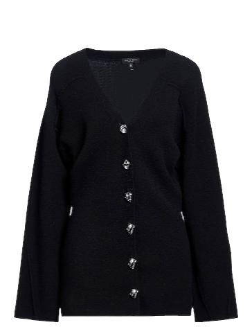 Rag & Bone Solid Color Long Sleeve Knit Top - Black