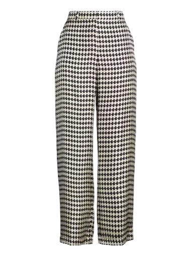 Max Mara Two-tone Wide-leg Trousers - Gray