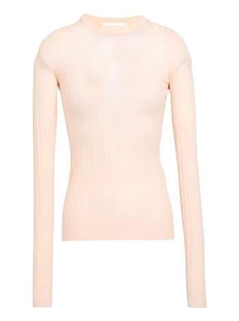 Sportmax Wool Knit Sweater - Nude