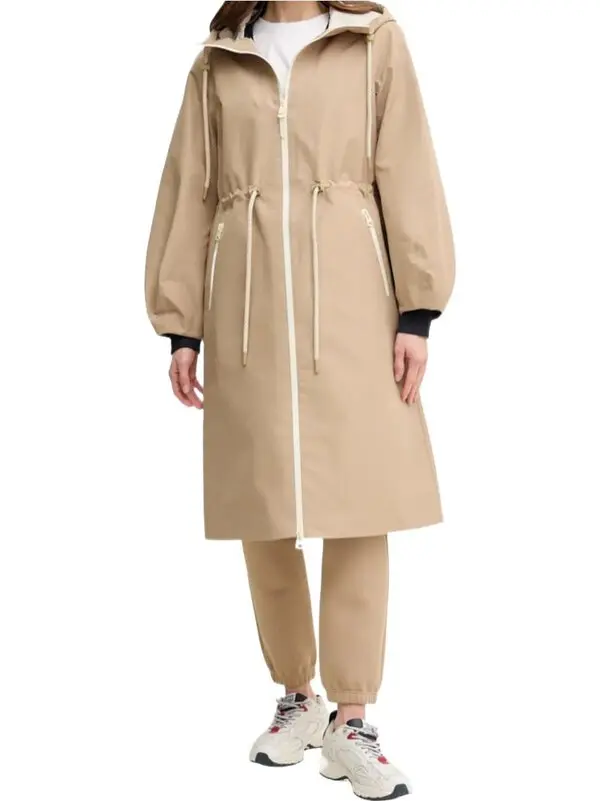 Mackage Mekelle Hooded Drawstring Parka - Light Beige