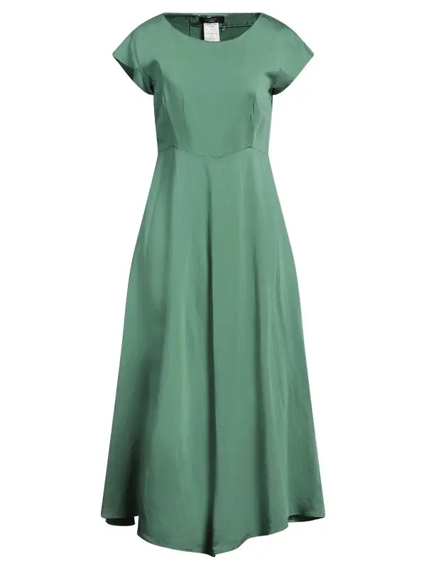 Max Mara Flared Midi Dress - Green