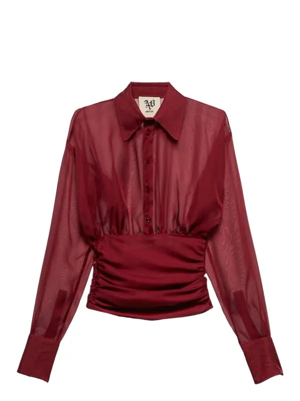 ANIYE BY Ivette Buttoned Collared Shirt - Red