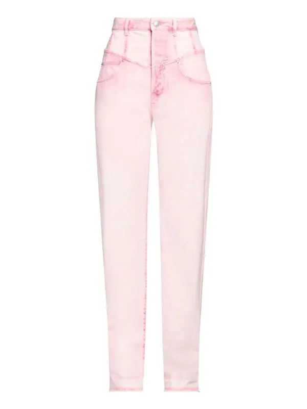 Isabel Marant Étoile Straight-leg Denim Trousers - Pink