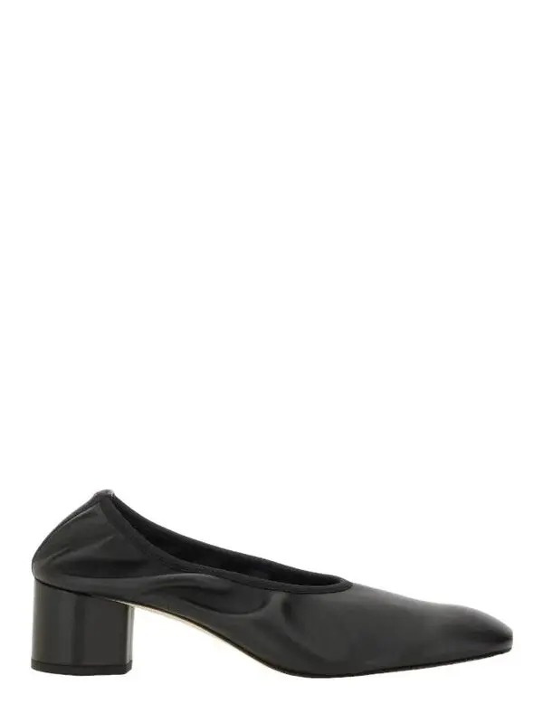 AeydĒ 45mm Gemma Block-heel Pumps - Black