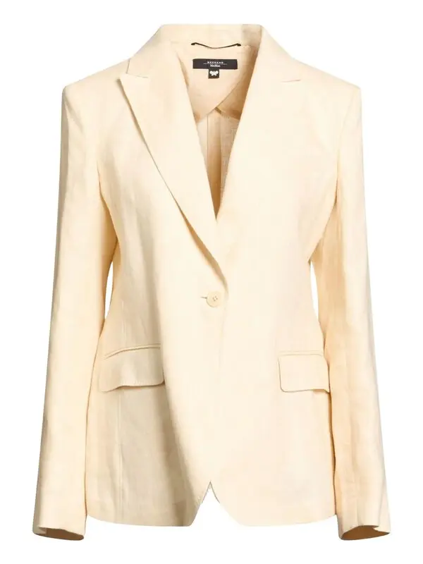 Max Mara Single-breasted Blazer - Nude