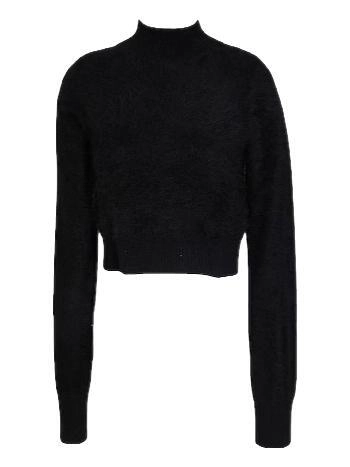 Sportmax Cashmere Knit Turtleneck Top - Black