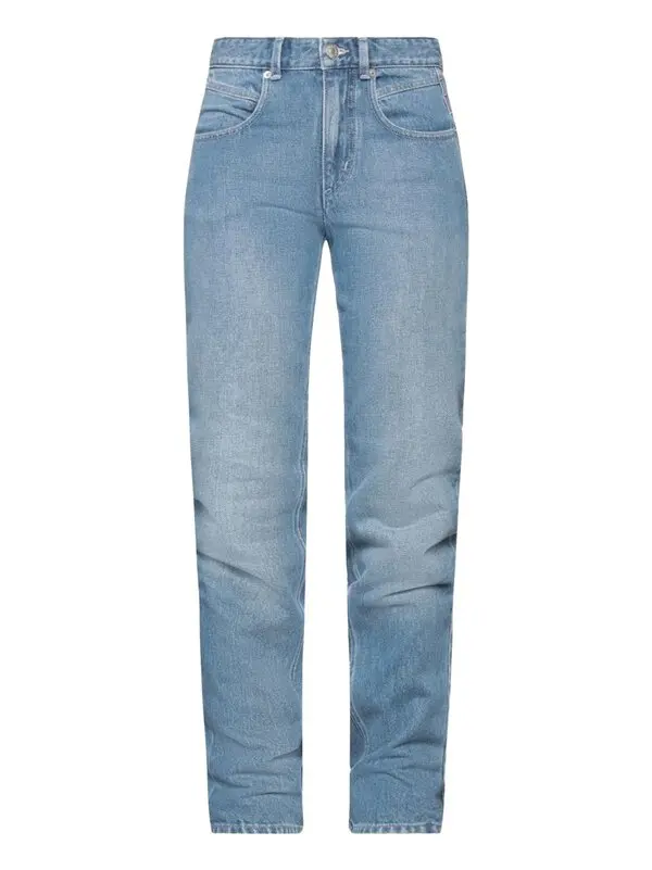 Isabel Marant Étoile Light Wash Straight-leg Denim Jeans - Blue