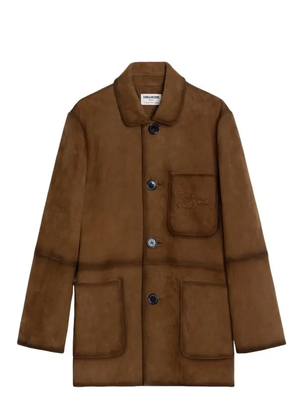 Zadig&Voltaire Venezia Suede Jacket - Brown