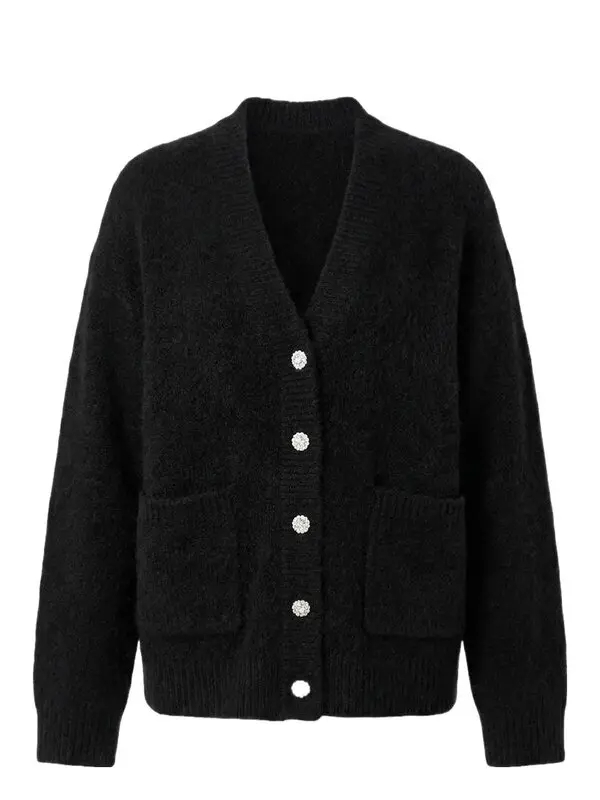 ALLSAINTS Rubi Button Cardigan - Black