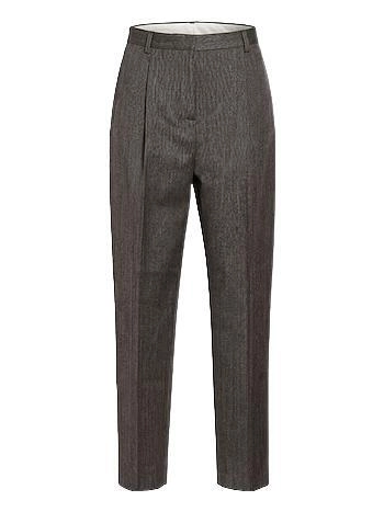 Tory Burch Two-tone Tapered Trousers - Black