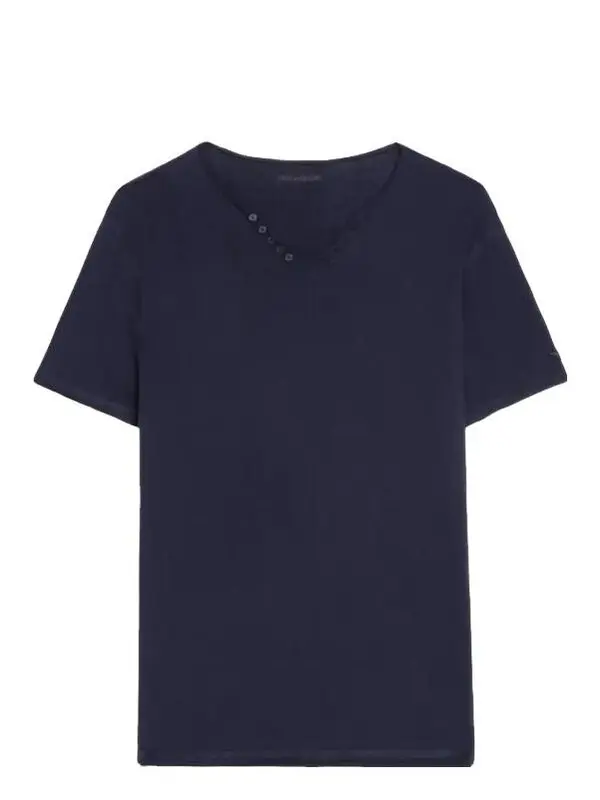 Zadig&Voltaire V-neck T-shirt - Blue