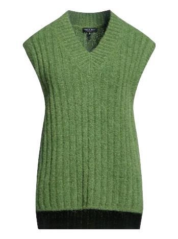 Rag & Bone Sleeveless V-neck Knit Top - Green