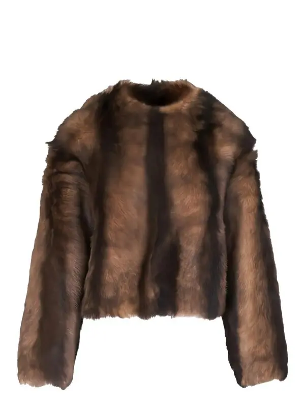 NILI LOTAN Long-sleeve Jacket - Brown