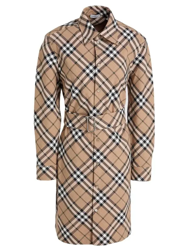 Burberry Classic Print Shirt Dress - No