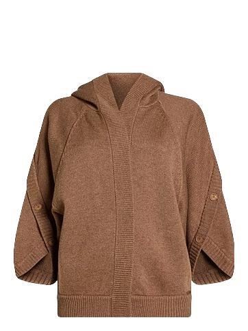 Max Mara Three-quarter Sleeve Knit Sweater - Brown
