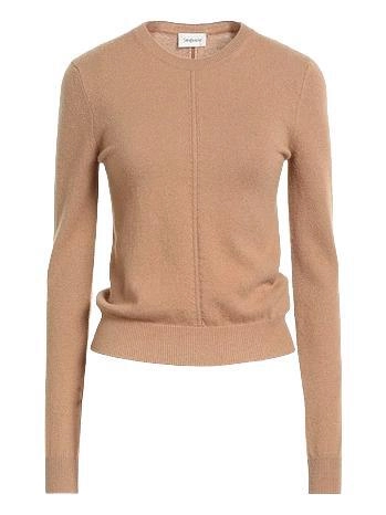 Saint Laurent Solid Cashmere Crewneck Sweater - Nude