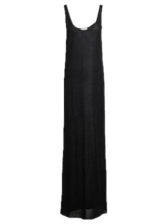 Saint Laurent Sleeveless Maxi Knit Dress - Black