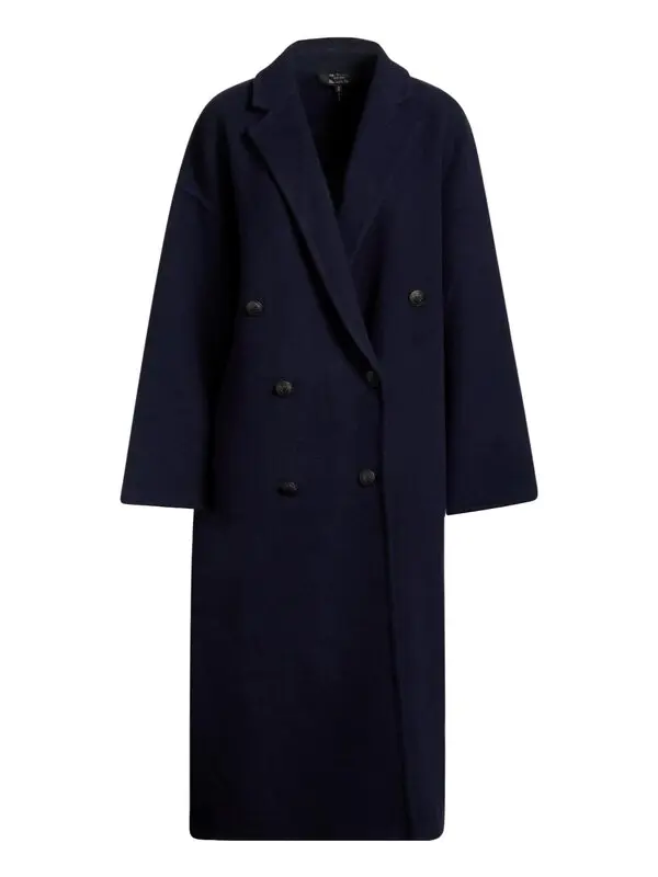 Rag & Bone Double Breasted Coat - Black