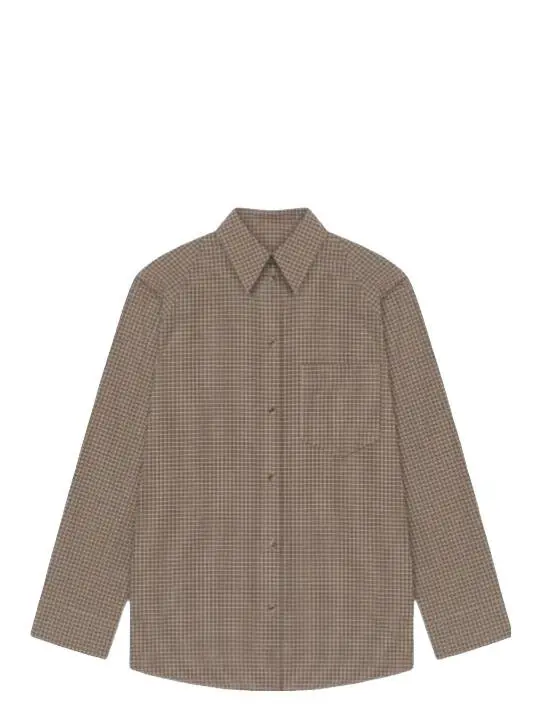 Nanushka Arleen Chest-pocket Shirt - Gray