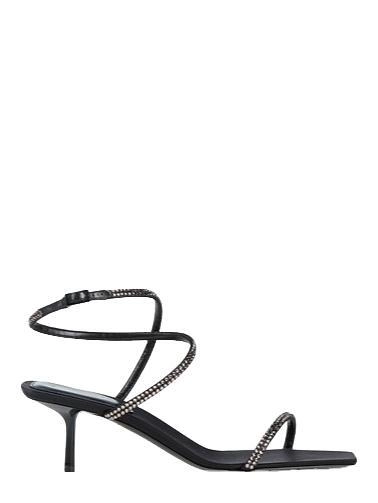 Saint Laurent Open-heeled Embellished Slingback Sandals - Black