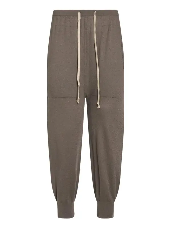 Rick Owens Cashmere Lightweight Knit Trousers - Gray
