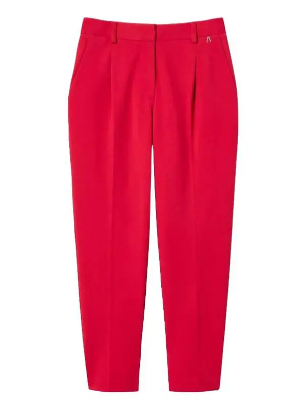 TWINSET Slits Cigarette Trousers - Red