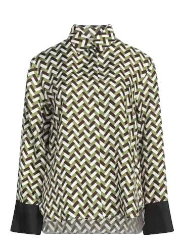 Max Mara Geometric Print Shirt - Green