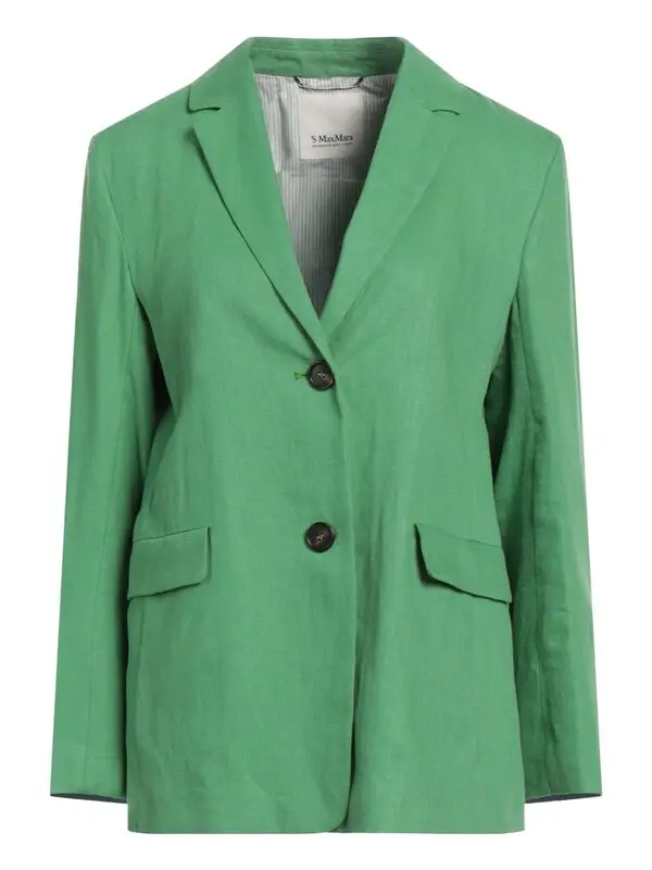Max Mara Single-breasted Blazer - Green