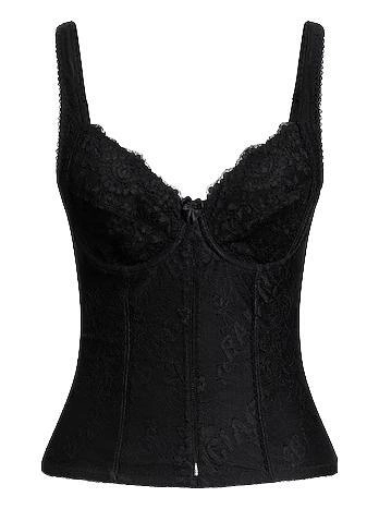 Balenciaga Lace Sleeveless Top - Black