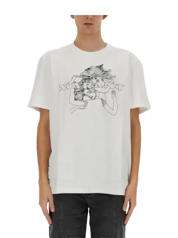 Isabel Marant Étoile Graphic-print T-shirt - White