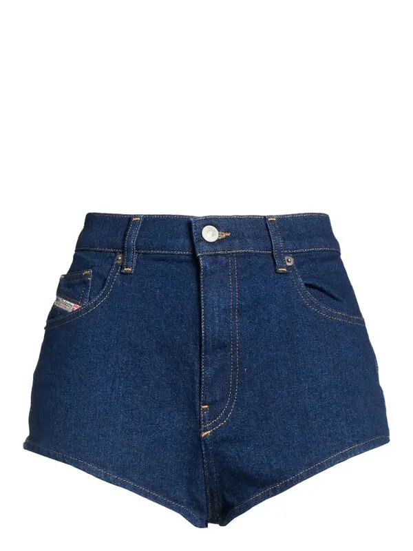 DIESEL® Dark Wash Denim Hot Pants - Blue