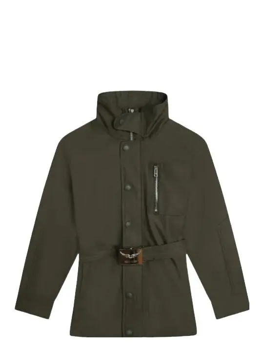 Zadig&Voltaire Belted Zip-up Jacket - Green