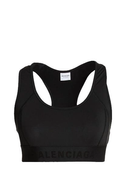 Balenciaga Sleeveless Crewneck Sports Top - Black