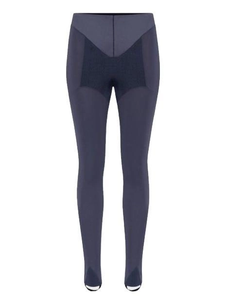 JEAN PAUL GAULTIER Cut Out Detailed Stirrup Leggings - Black