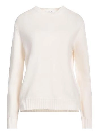 Max Mara Minimal Cashmere Sweater - Ivory