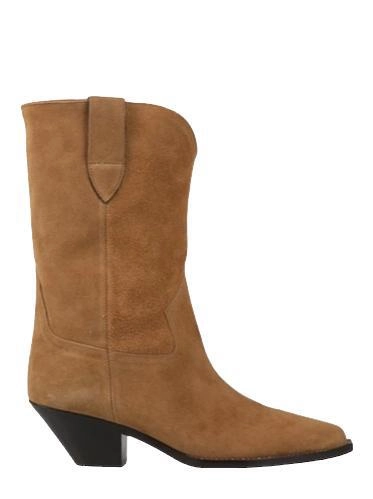 Isabel Marant Étoile Minimal Denim Ankle Boots - Brown