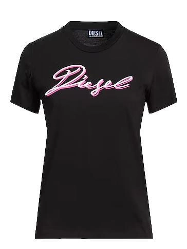 DIESEL® Minimal Graphic Short Sleeve T-shirt - Black