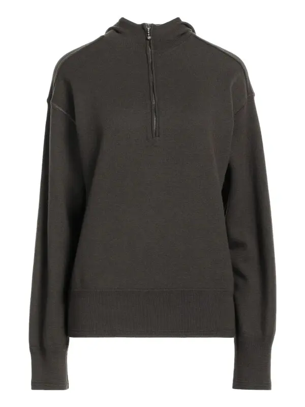 Burberry Hooded Knit Jacket - Brown