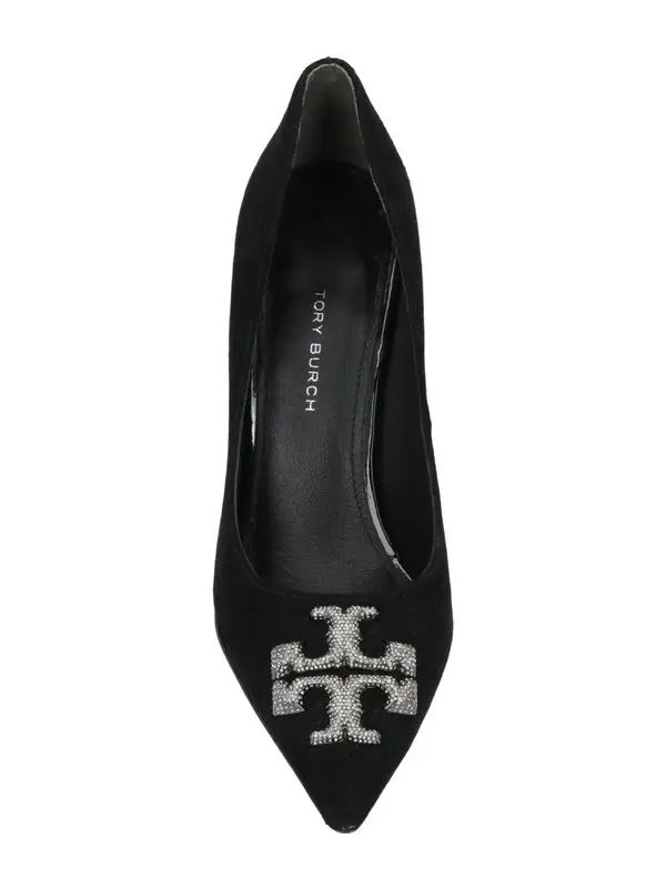 Tory Burch Pointed-toe Embellished High Heels - Black