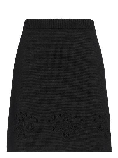 Chloé Knitted Umbrella Skirt - Black