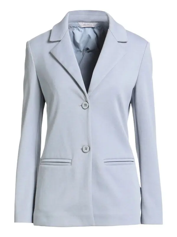 Max Mara Single-breasted Blazer - Sky-blue