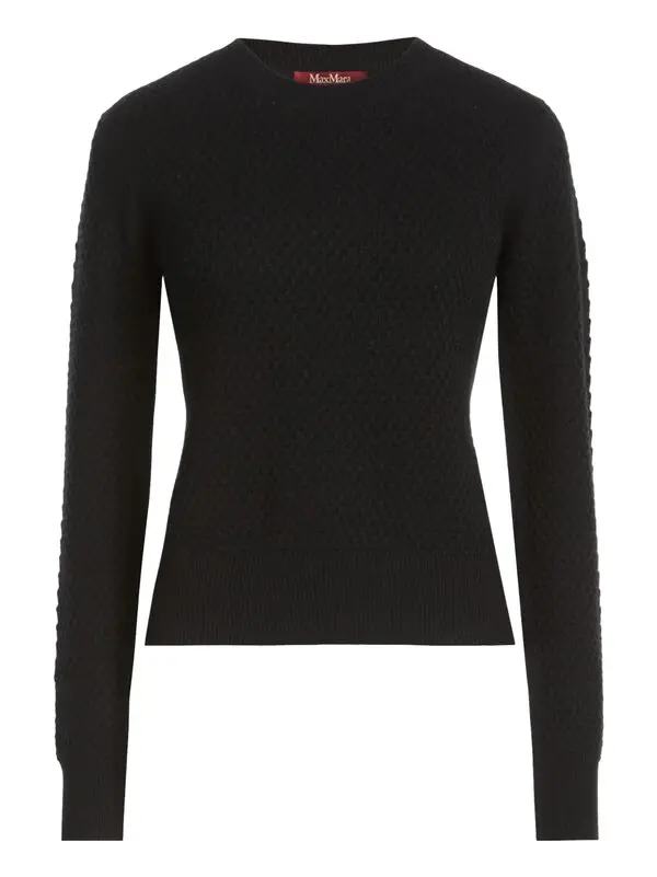 Max Mara Cashmere Knitted Sweater - Black
