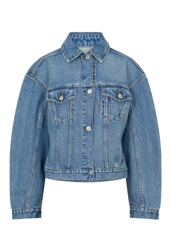Jacquemus Jacquard Denim Jacket - Blue
