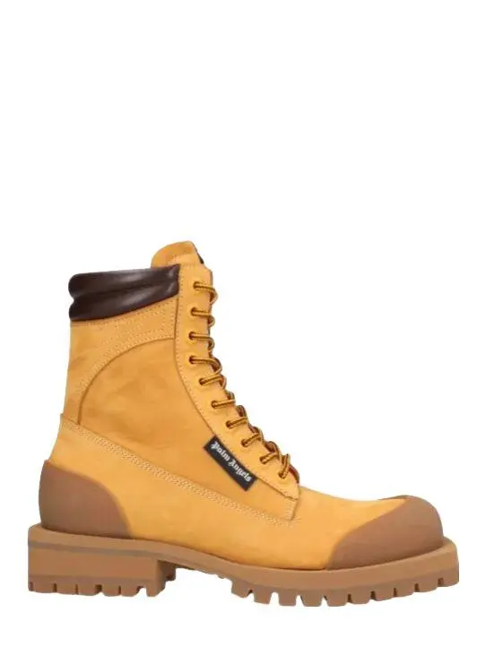 Palm Angels Lace-up High-top Lug Sole Boots - Brown