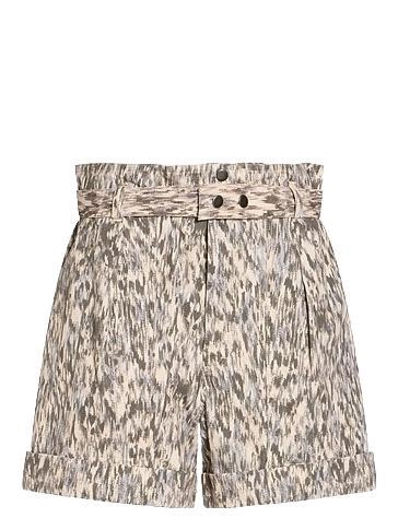 Isabel Marant Étoile Printed Belted Shorts - Grey