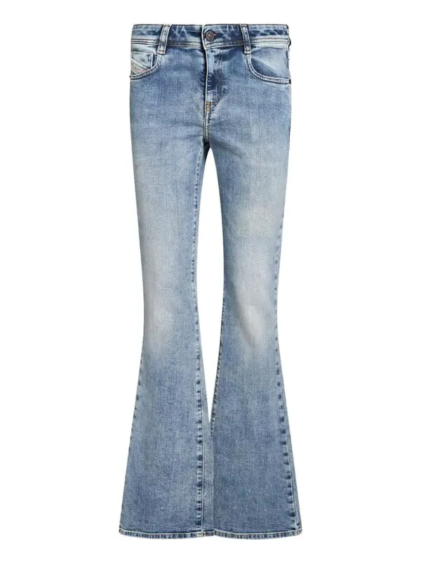 DIESEL® Mid-rise Flared Jeans - Blue