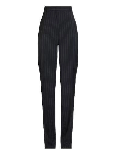 Max Mara Pinstriped Cool Wool Straight-leg Trousers - Blue
